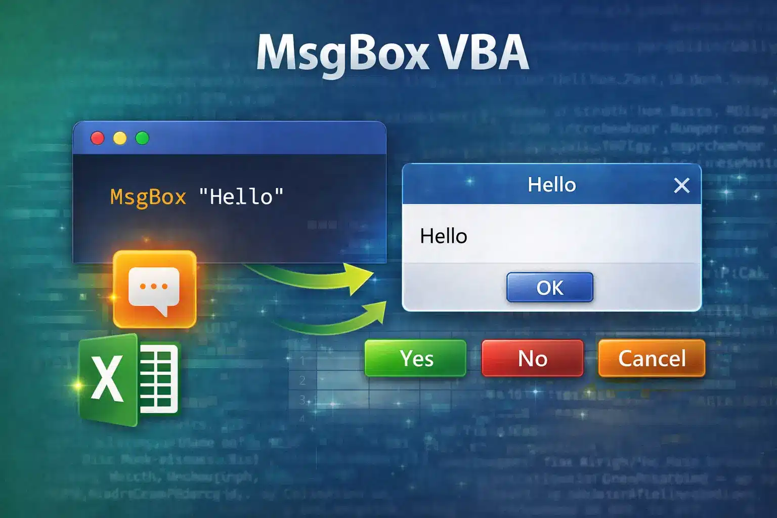 Msgbox VBA, Guide complet sur la fonction
